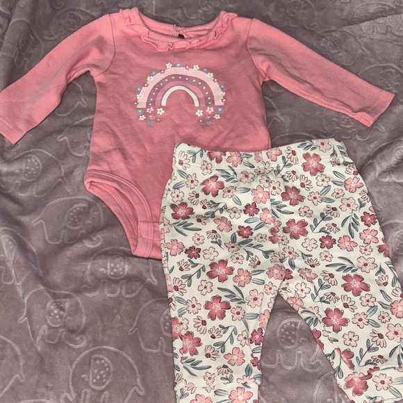 Pekkle | Matching Sets | Pink Rainbow Kids Matching Set | Poshmark